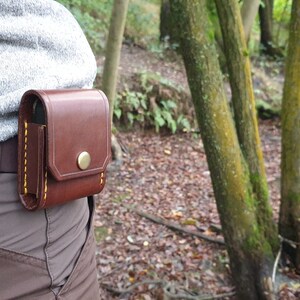 Compass Leather Belt Pouch - Etsy