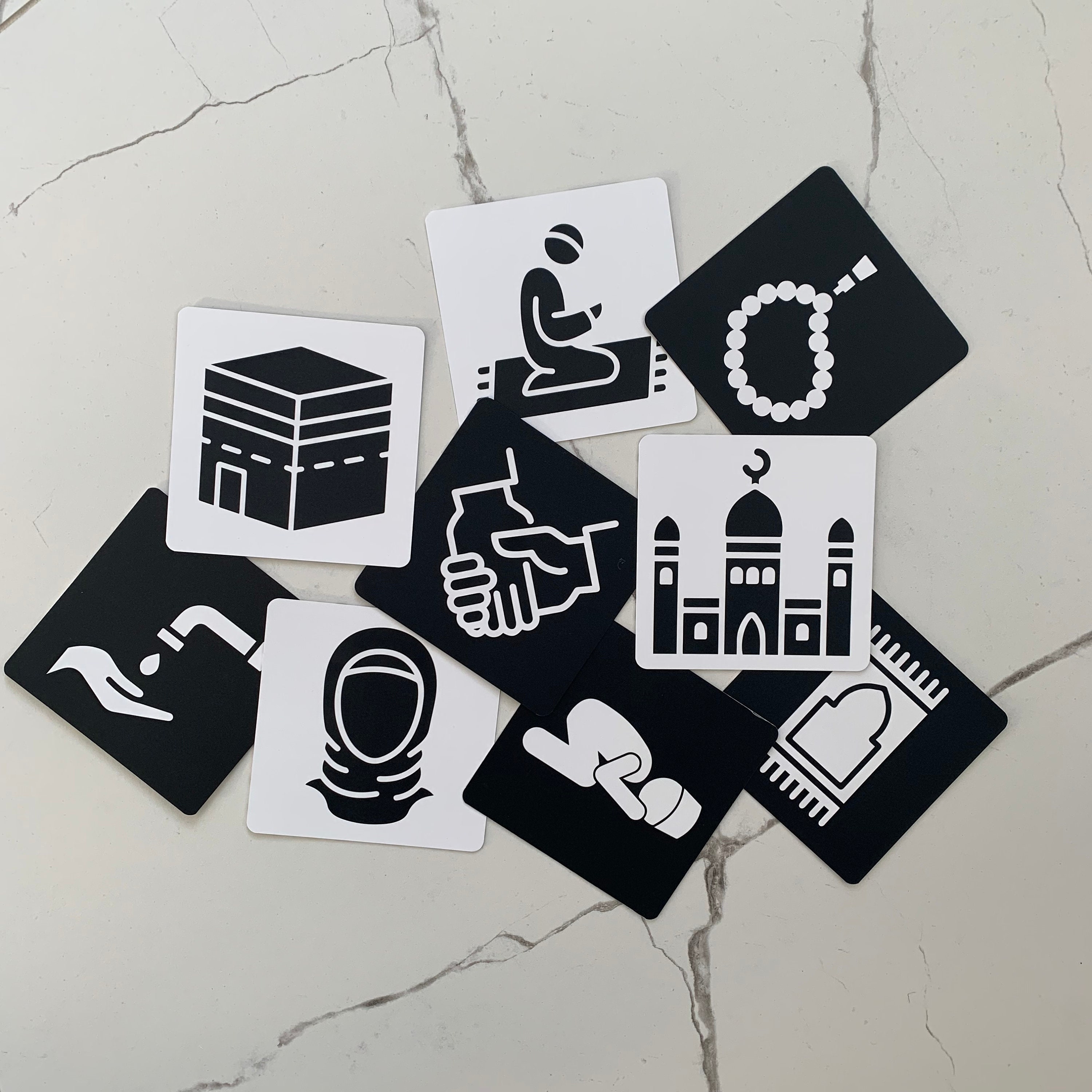 Monochrome Islamic Art Cards - Etsy