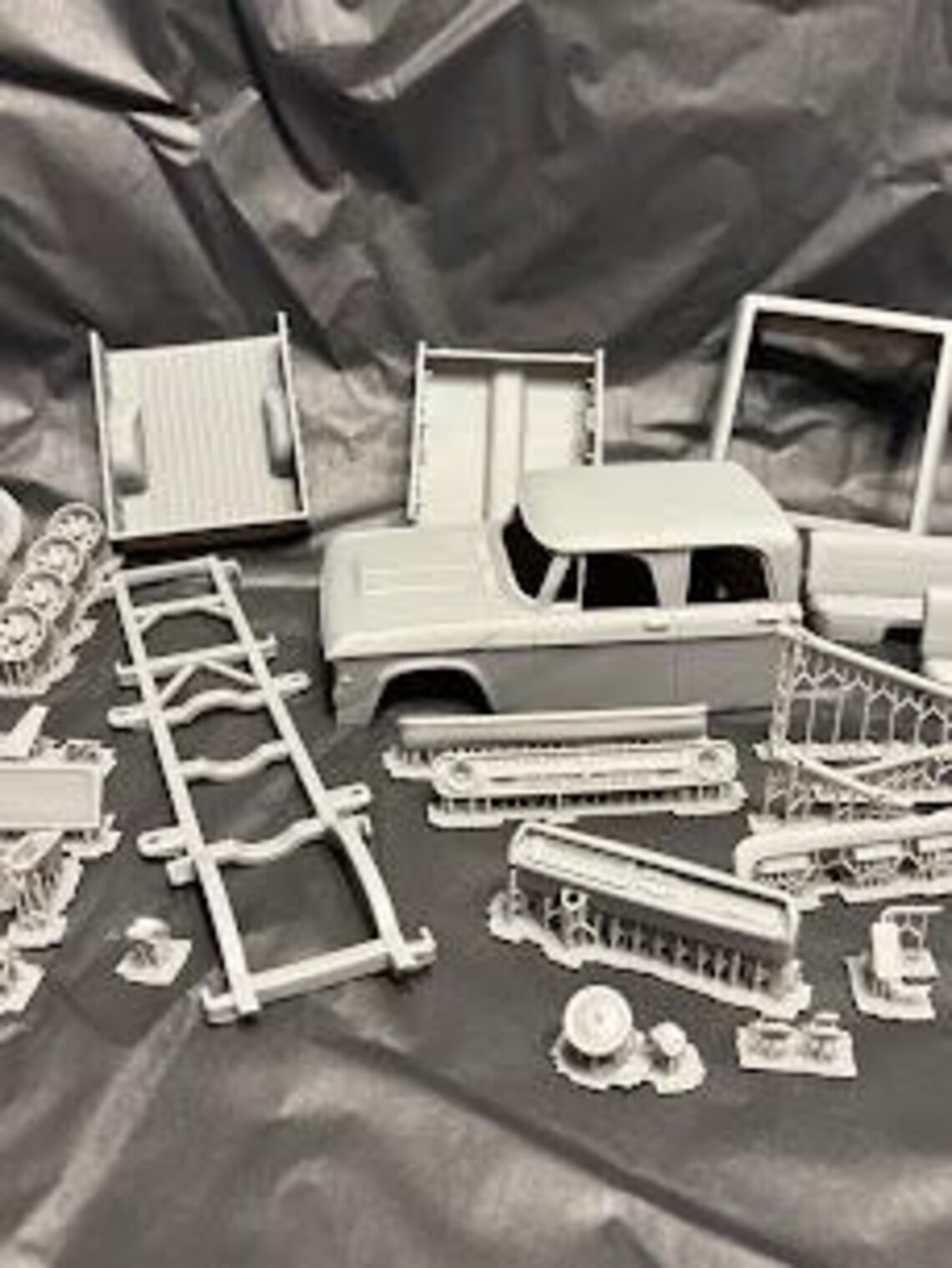 1970 Dodge Power Wagon STL File 3D Printable Truck Model Kit Digital ...