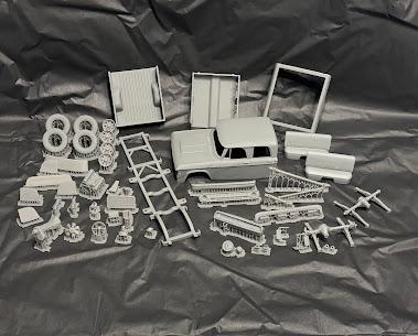 1970 Dodge Power Wagon STL File 3D Printable Truck Model Kit Digital ...
