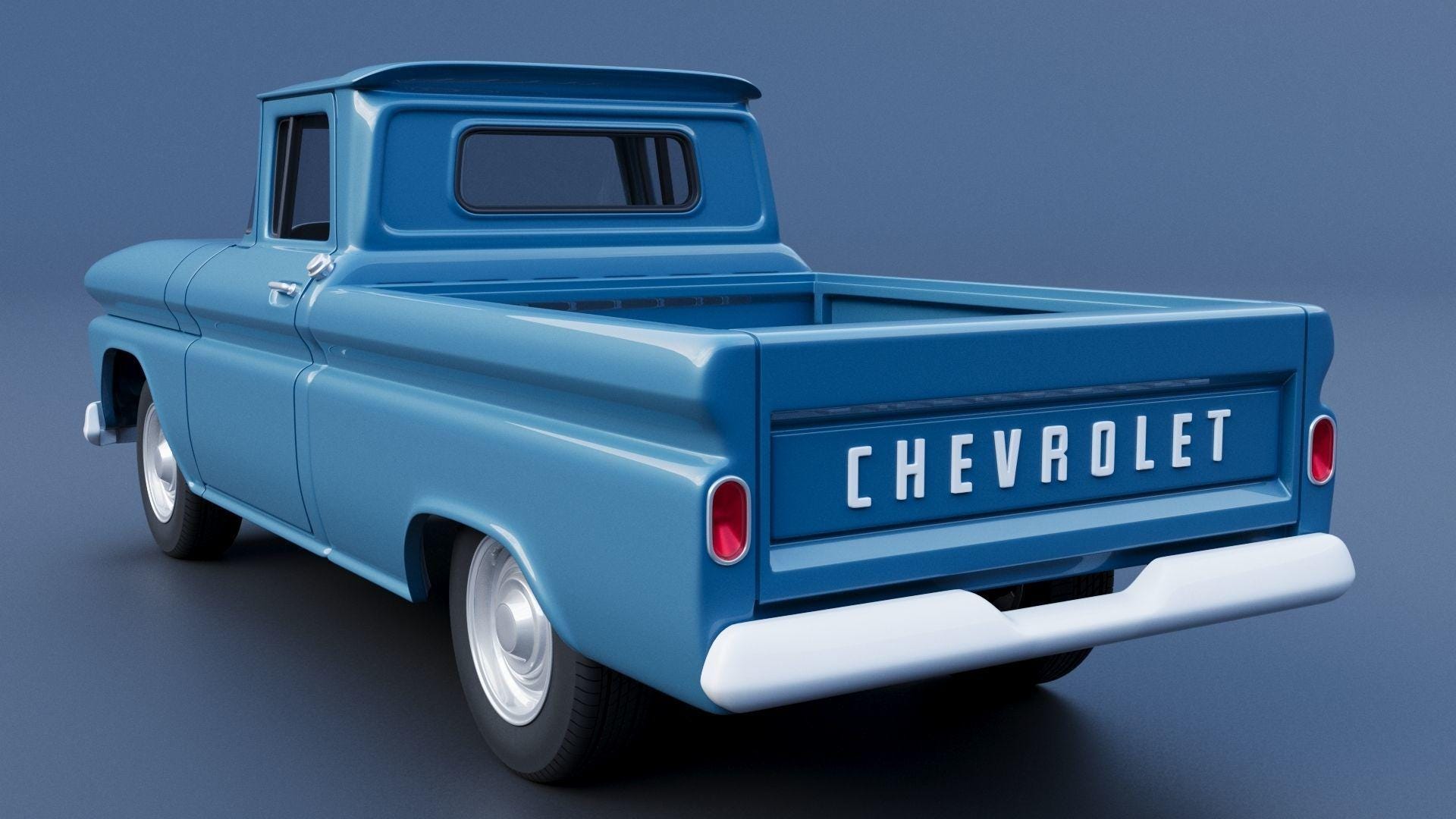 1961 Chevy C10 STL File Classic Truck 3D Printable Model Kit Digital ...