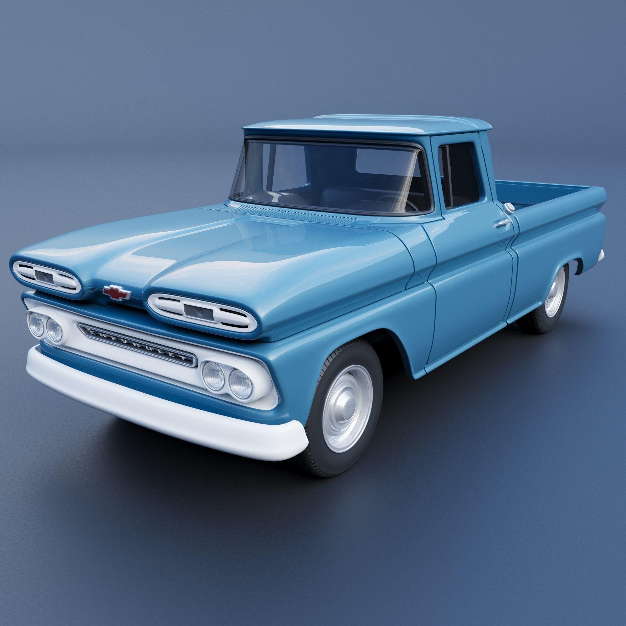 Classic Truck Model 1961 Chevy C10 3D Digital File for 3D Printing - Etsy