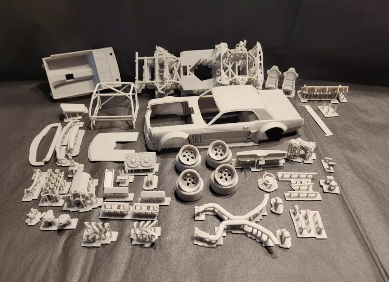 STL File for 1/25 Scale Ford Mustang Hoonicorn Kit – 3D Printable FILE ...