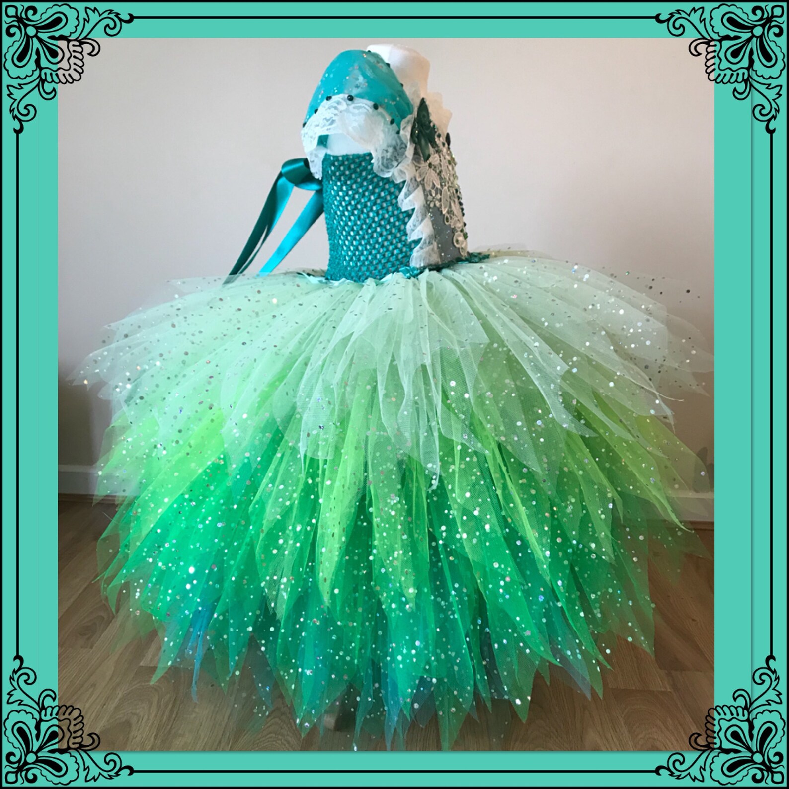 Beautiful Mint Green Emerald Princess Ballerina Fairy Tutu | Etsy