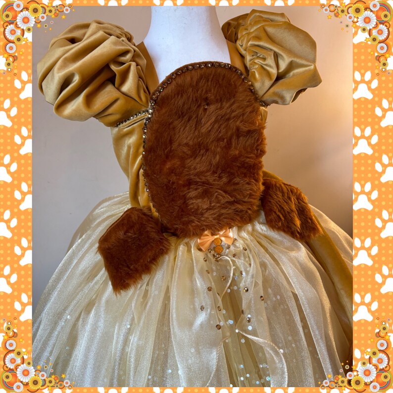 Luxury the Lion King Musical Simba Faux Fur Tutu Dress Animal Birthday ...