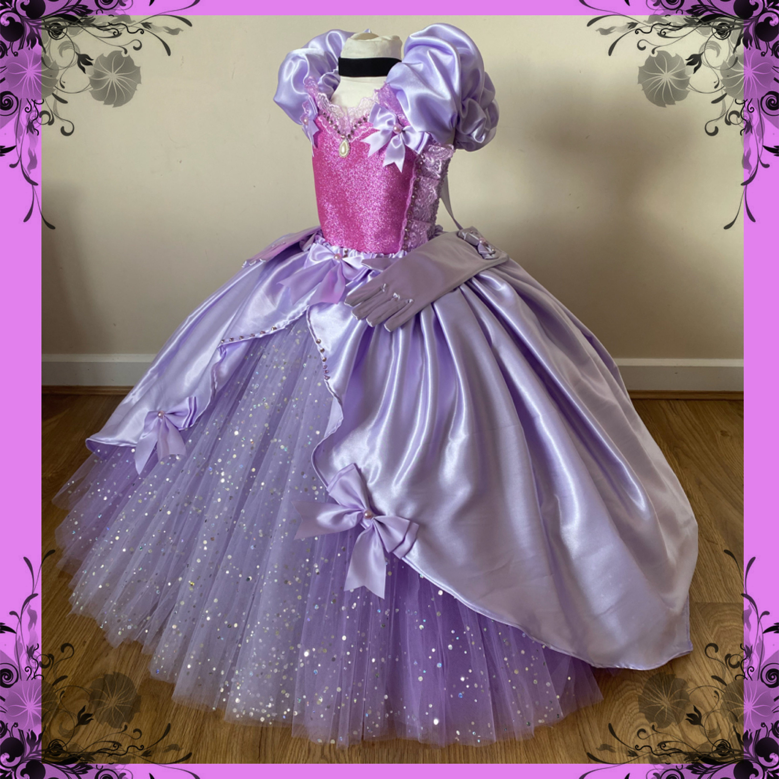 Lavender Lilac Princess Cinderella Inspired Tutu Dress Ball Pageant ...
