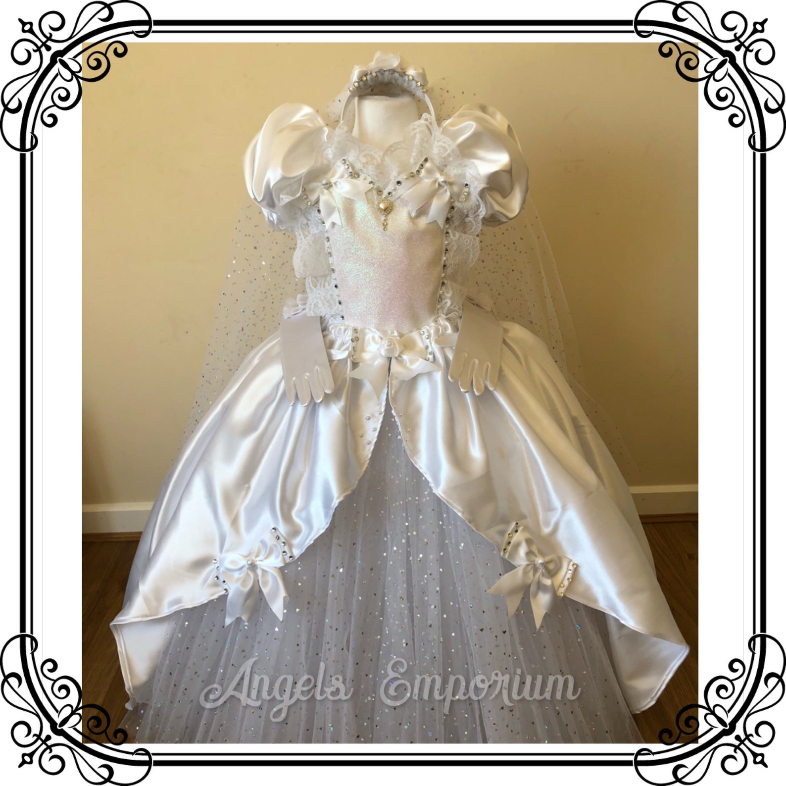 The White Wedding Bride Tutu Dress Costume. Pageant Ball Gown. - Etsy