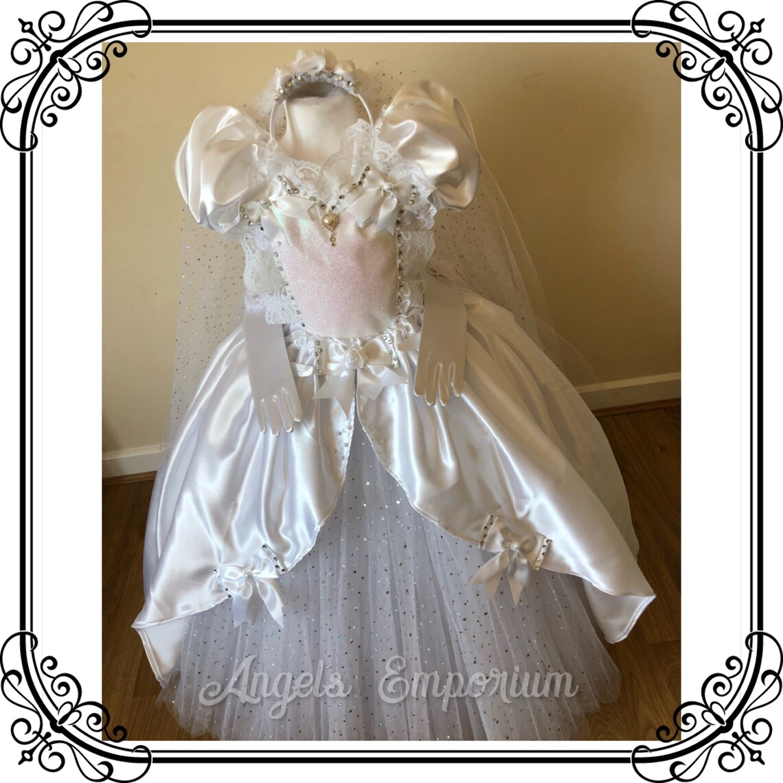 The White Wedding Bride Tutu Dress Costume. Pageant Ball Gown. - Etsy
