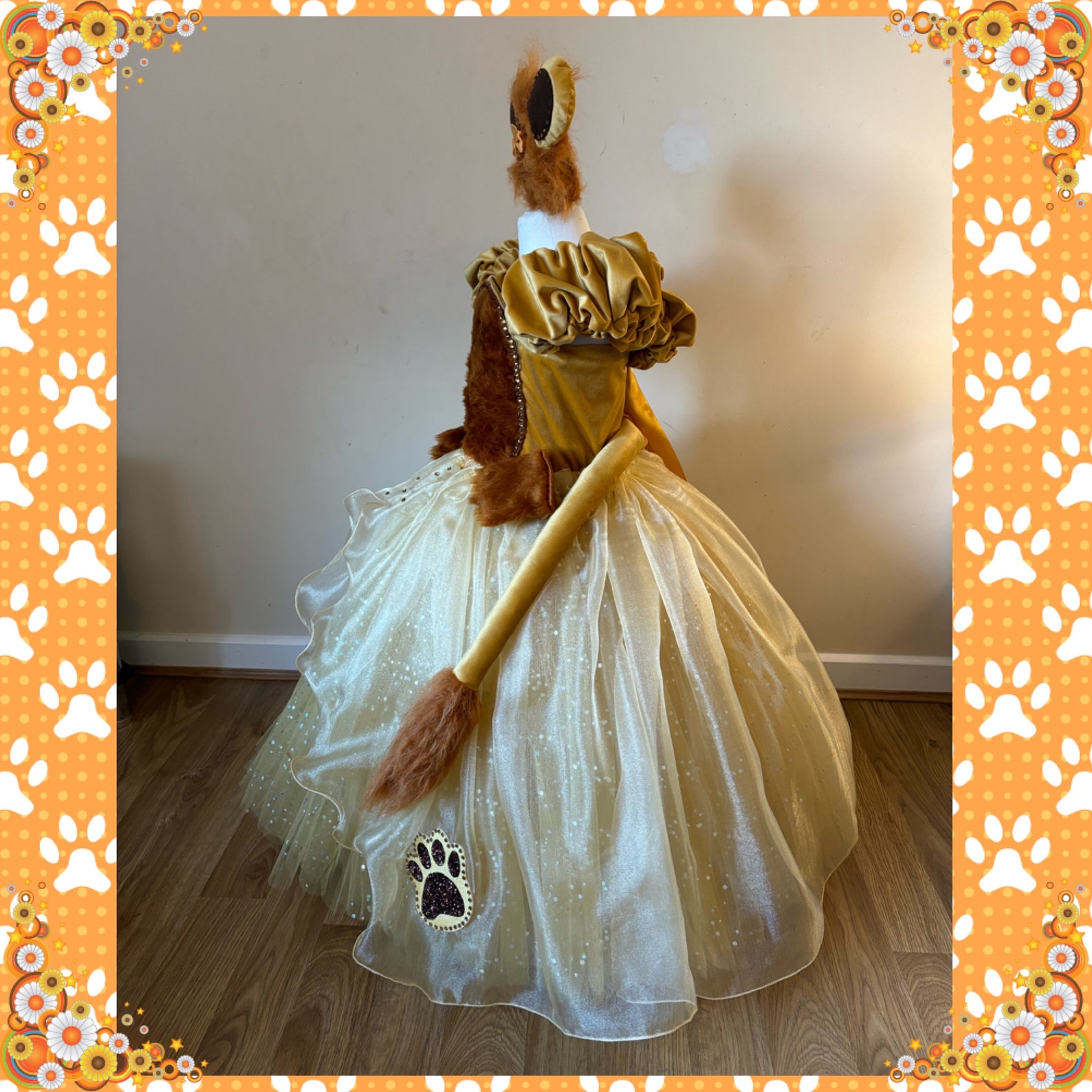 Luxury the Lion King Musical Simba Faux Fur Tutu Dress Animal Birthday ...