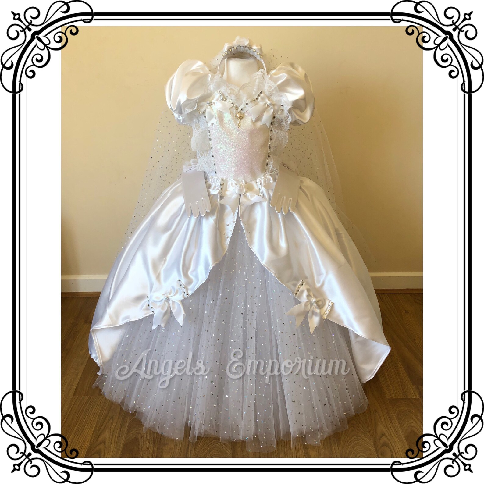 The White Wedding Bride Tutu Dress Costume. Pageant Ball Gown. - Etsy