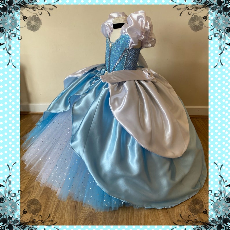 Princess Cinderella Tutu Dress Ball Gown Pageant Costume - Etsy