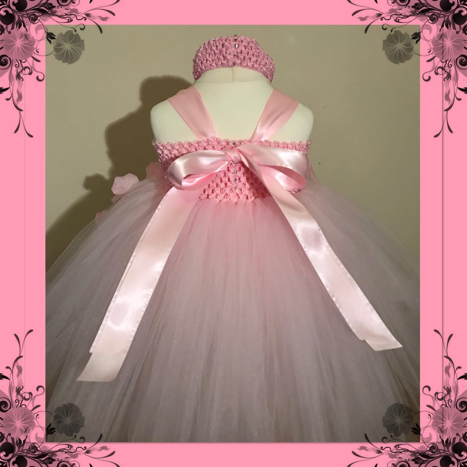 Beautiful Baby Pink Pale Pink Light Pink Flower Girl Tutu - Etsy Ireland