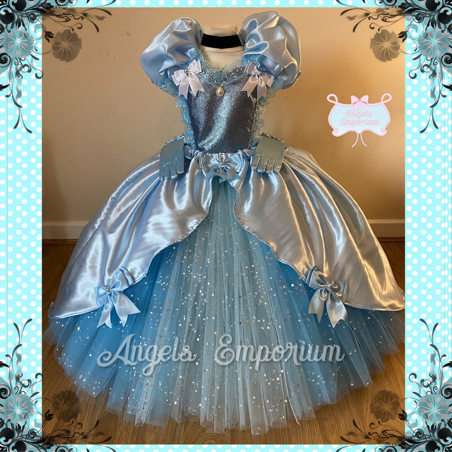 Princess Cinderella Inspired Tutu Dress Ball Pageant Costume - Etsy