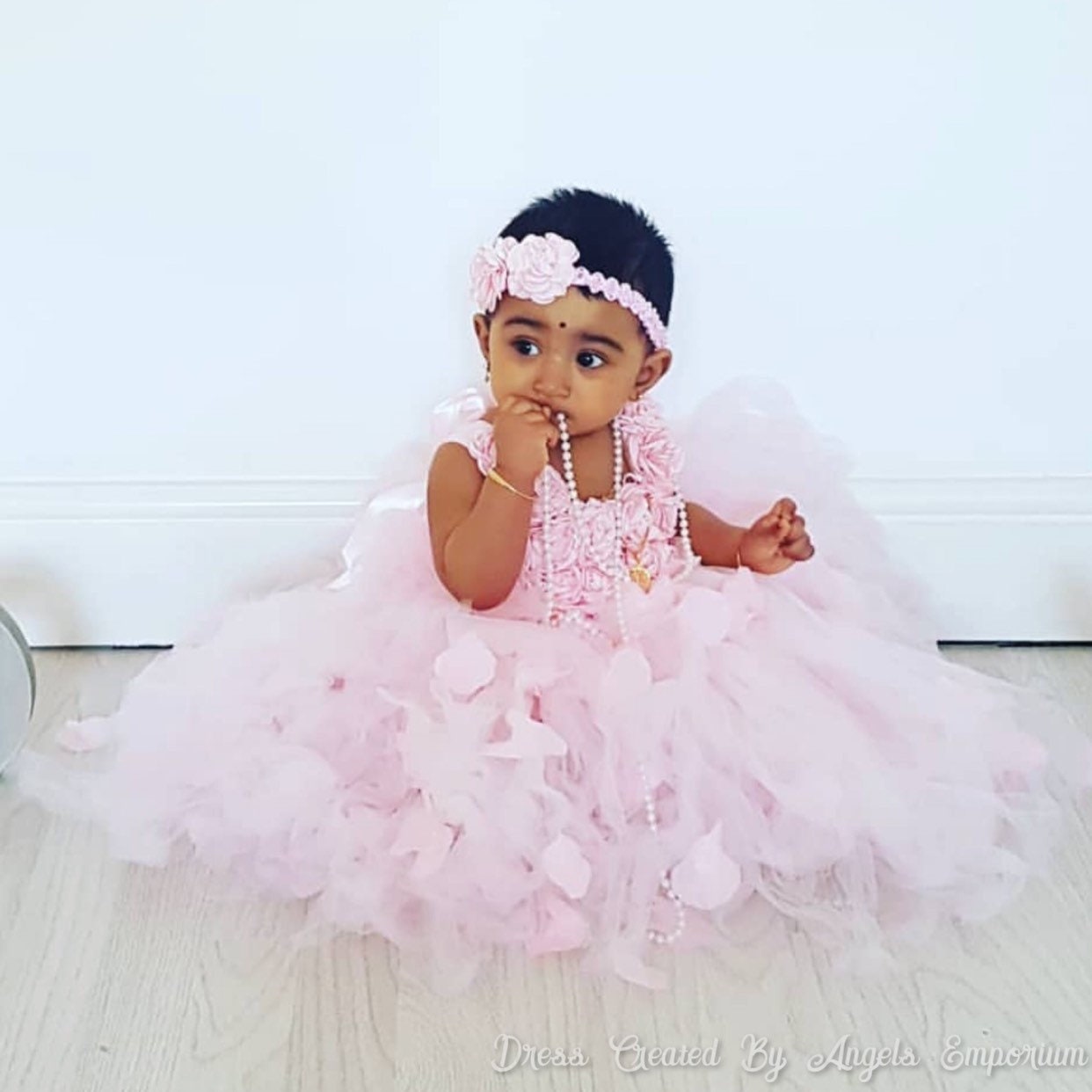 Beautiful Baby Pink Pale Pink Light Pink Flower Girl Tutu | Etsy Ireland