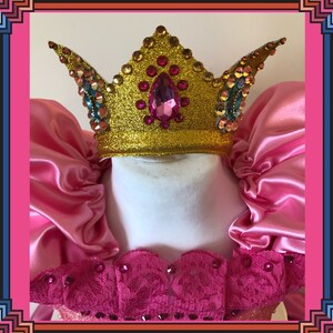 Princess Peach Inspired Tutu Dress Super Mario Pageant Costume Cosplay ...