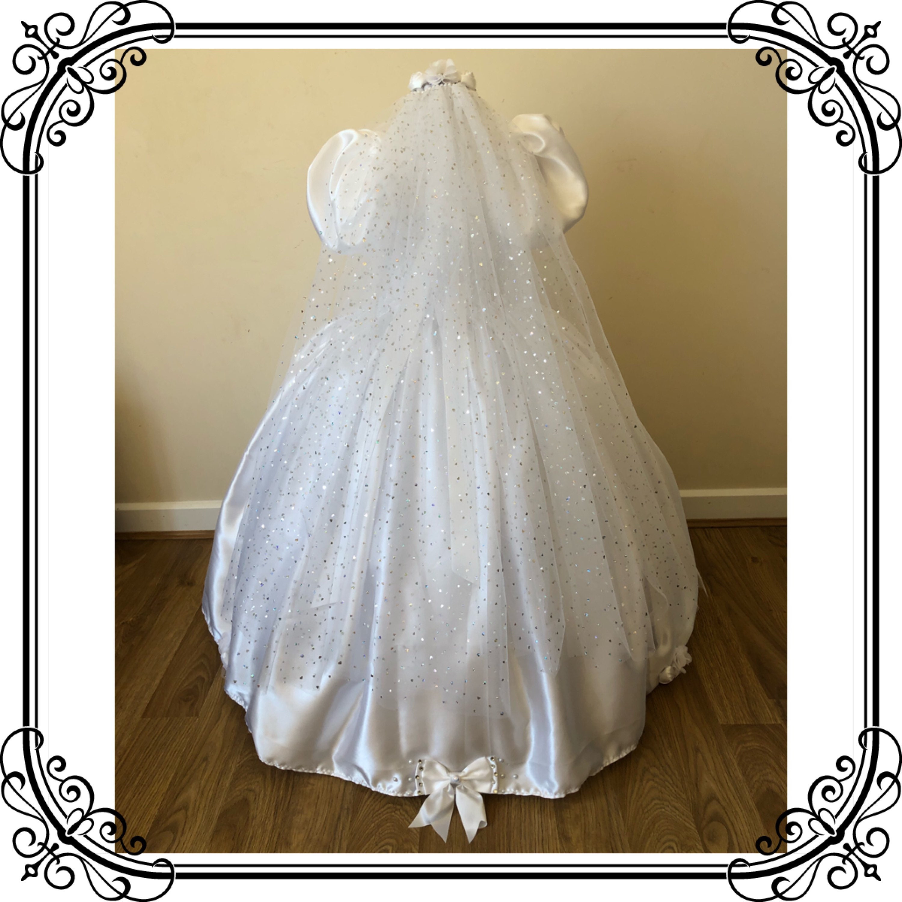 The White Wedding Bride Tutu Dress Costume. Pageant Ball Gown. - Etsy