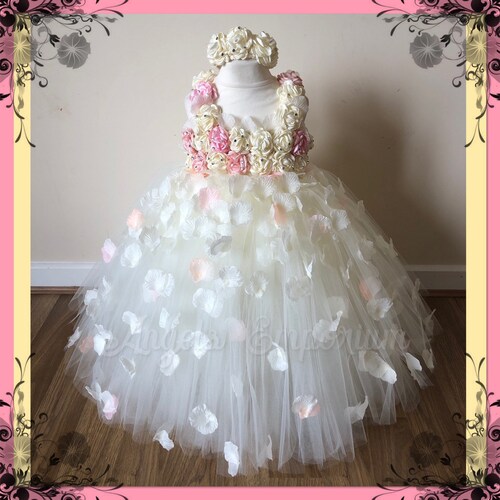 Beautiful Baby Pink Pale Pink Light Pink Flower Girl Tutu - Etsy Ireland