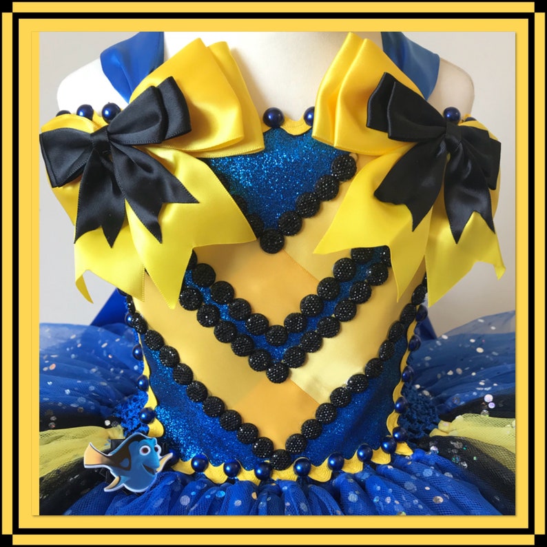 Finding Dory Nemo Inspired Tutu Dress Cosplay Costume Glitter - Etsy