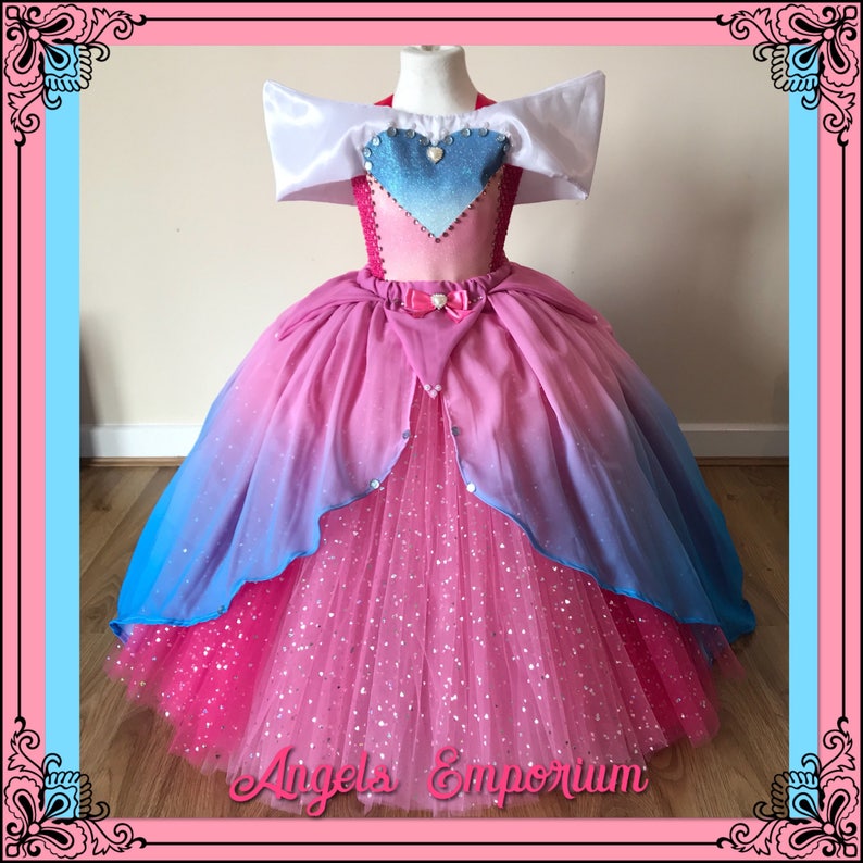 Princess Aurora Sleeping Beauty Inspired Tutu Dress Costume Colour ...
