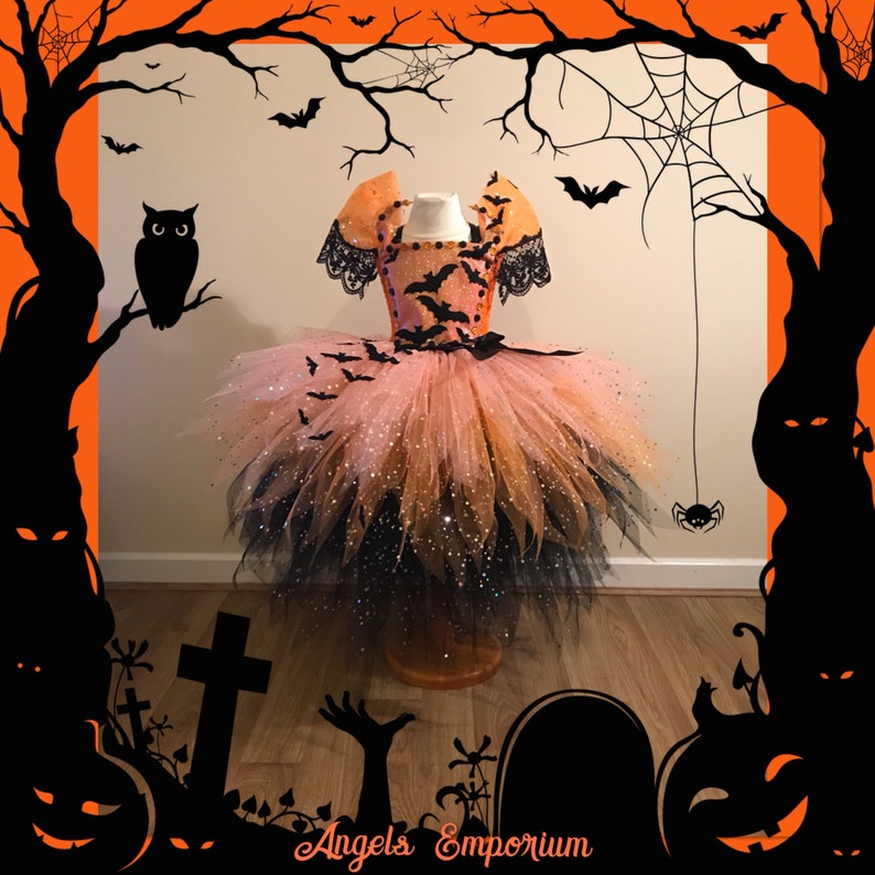 The Bat Princess Halloween Costume Tutu Dress Ball Gown Party - Etsy