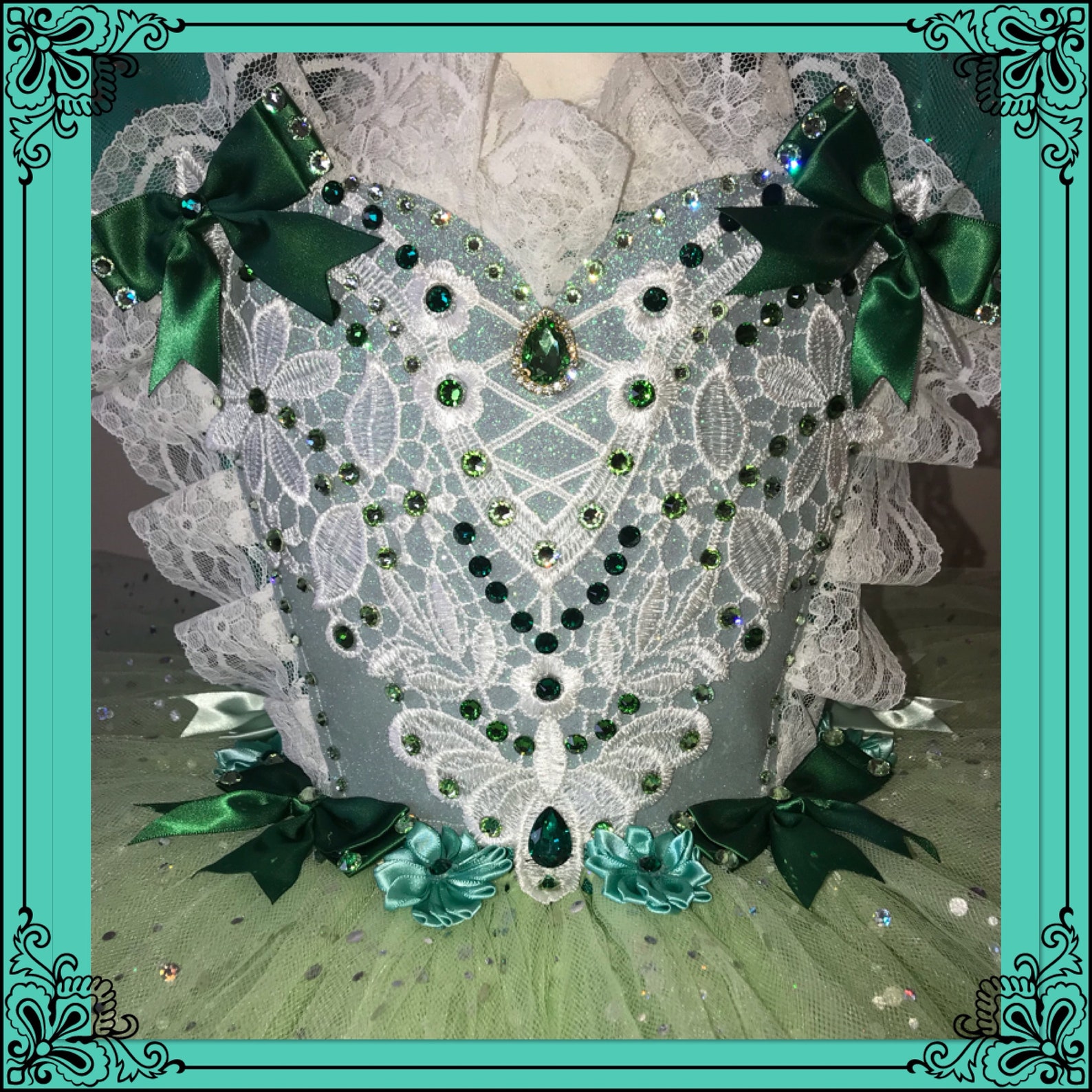 Beautiful Mint Green Emerald Princess Ballerina Fairy Tutu | Etsy