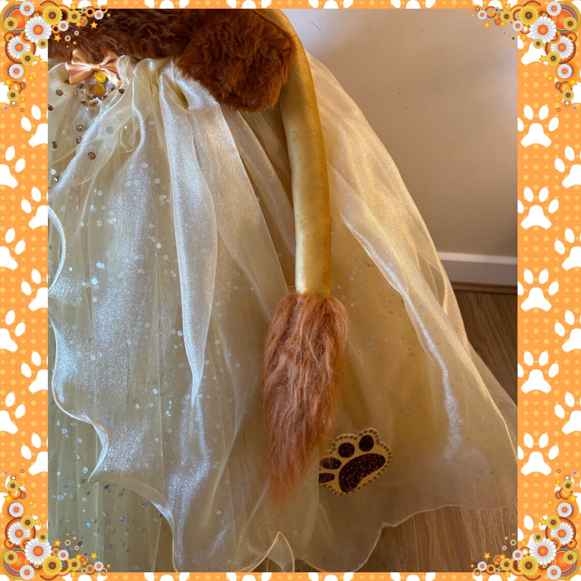 Luxury the Lion King Musical Simba Faux Fur Tutu Dress Animal Birthday ...