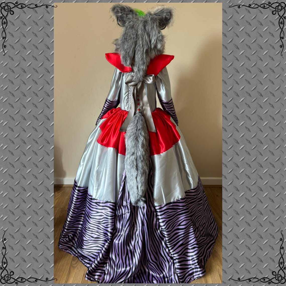 Luxury Faux Fur Roxanne Wolf FNAF Five Nights at Freddys Tutu Dress ...