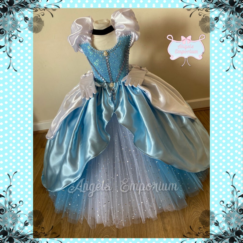 Princess Cinderella Tutu Dress Ball Gown Pageant Costume - Etsy