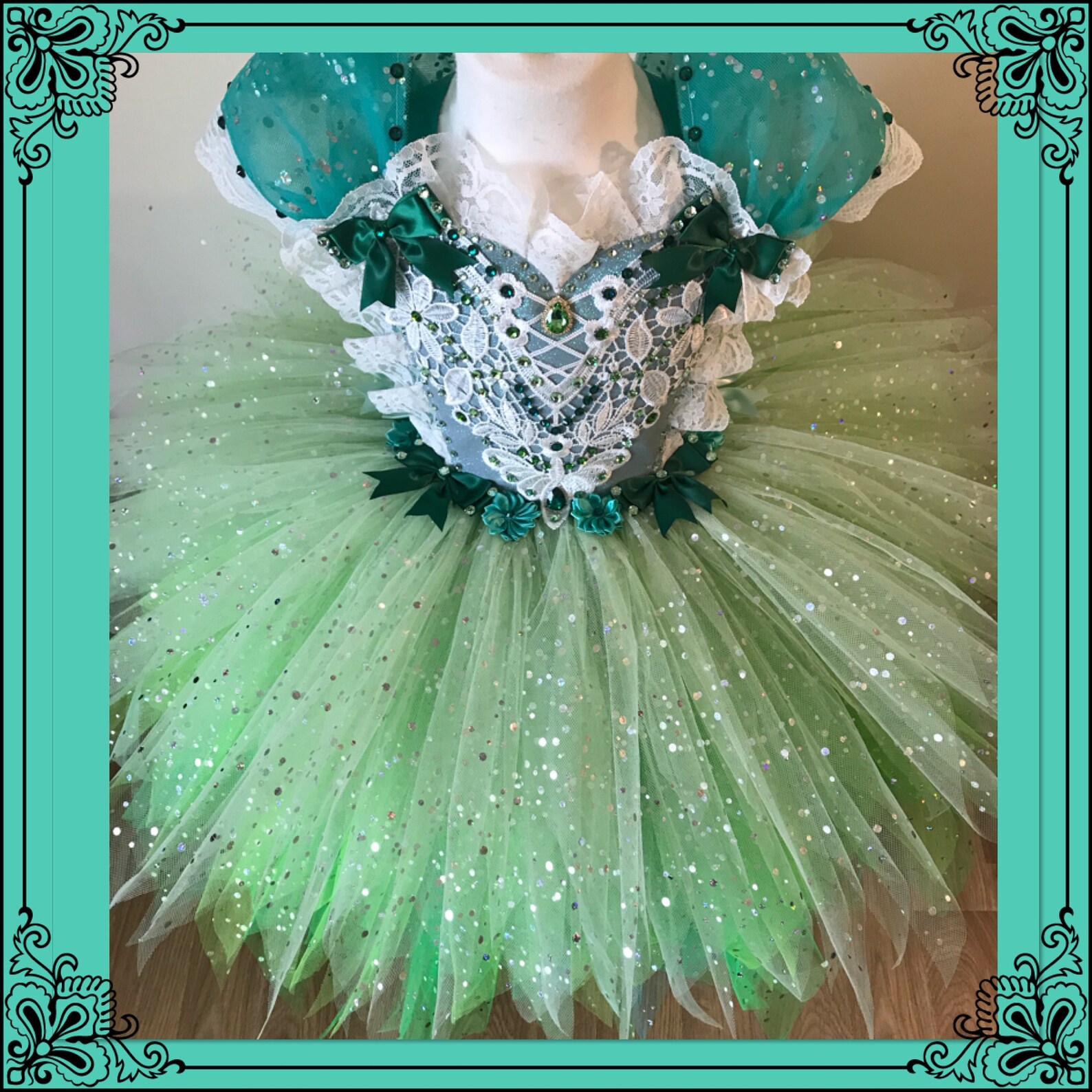 Beautiful Mint Green Emerald Princess Ballerina Fairy Tutu - Etsy