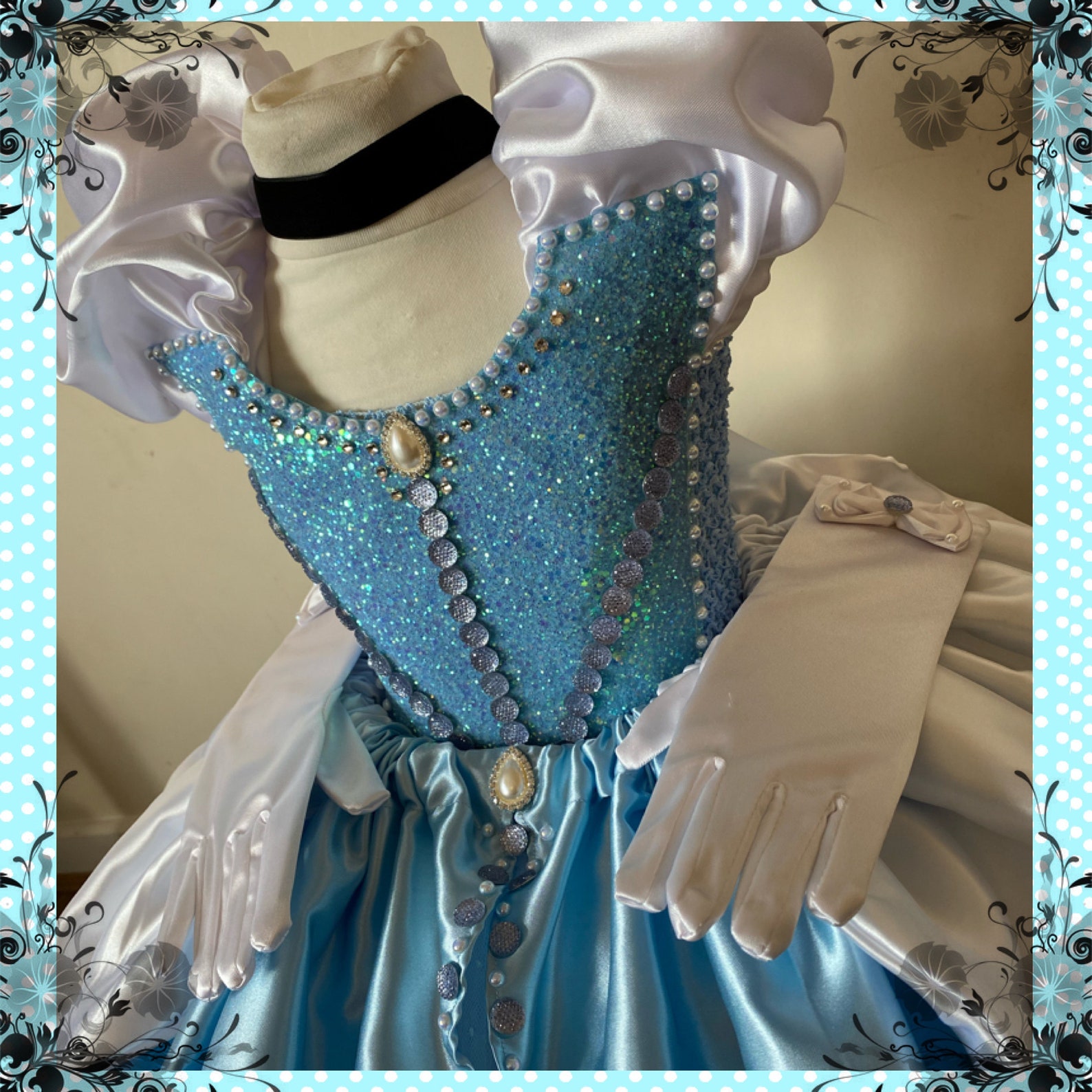 Princess Cinderella Tutu Dress Ball Gown Pageant Costume - Etsy UK