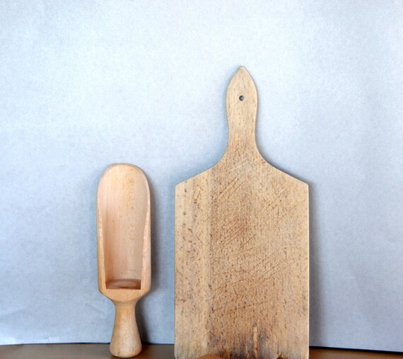 Vintage Cutting Board Primitive Wood Kitchen Tool Solid | Etsy