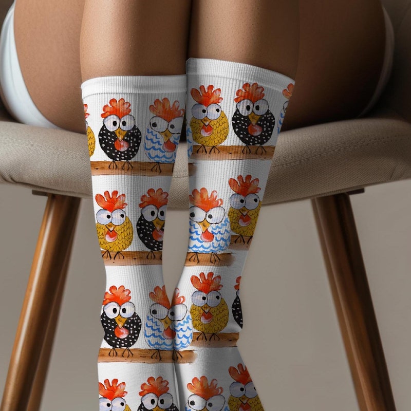 Chicken Socks - Etsy