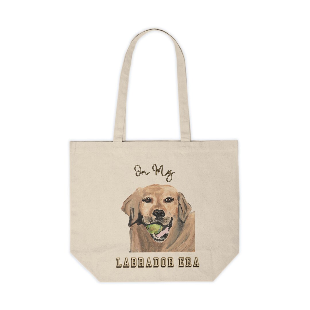 Yellow Labrador Shopping Tote, Labrador Era, Lab in My Era Shopping Bag ...