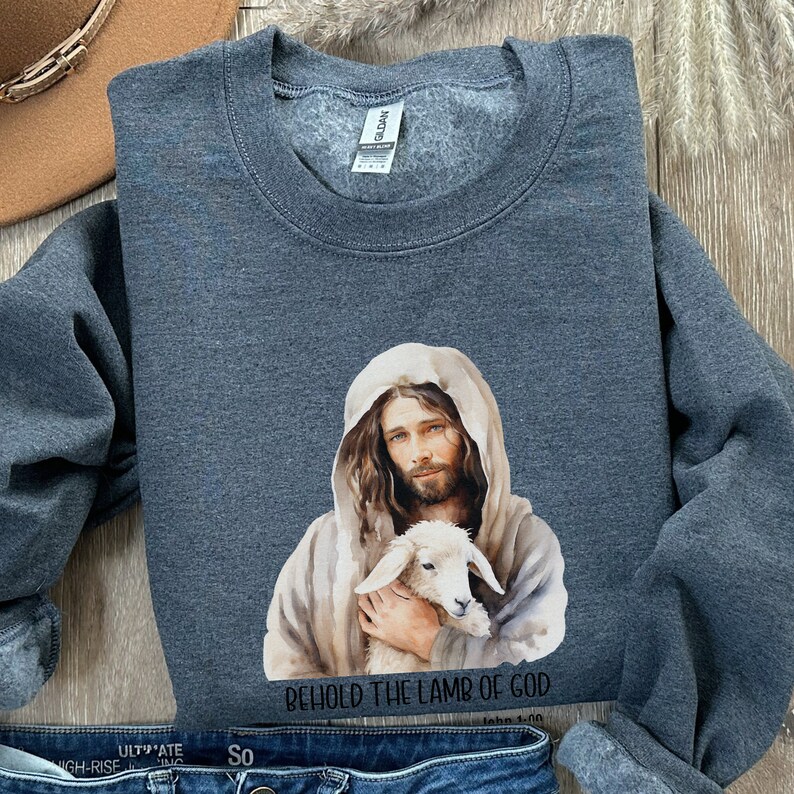 Behold the Lamb of God Shirt, Lamb of God Shirt, Jesus Lamb of God ...