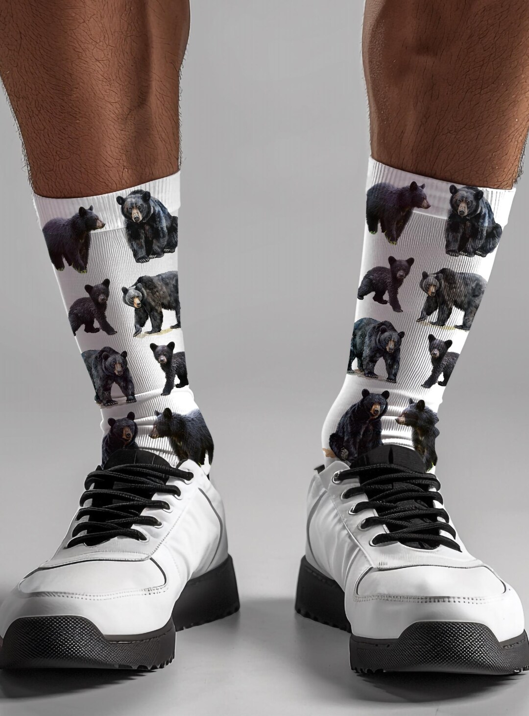 Bear Socks, Baby Bear Socks, Stocking Stuffer Socks, Black Bear Socks ...