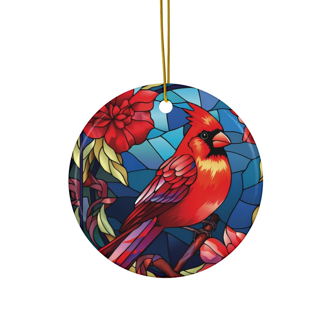 Red Cardinal Holiday Ornament, Stunning Christmas Ornament Cardinal ...