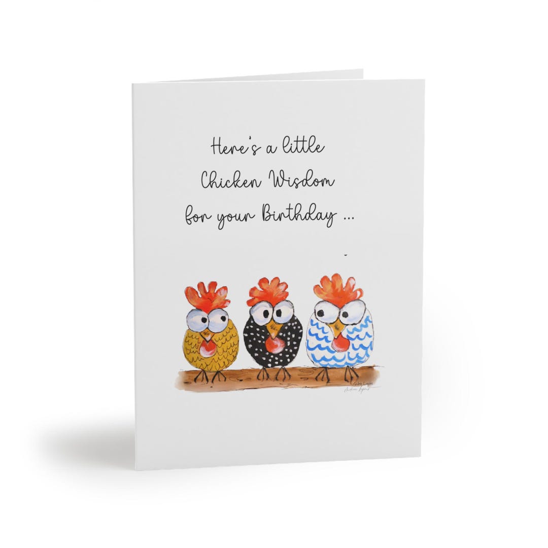 Humorous Chicken Birthday Card, Best Selling Chicken Birthday Card ...