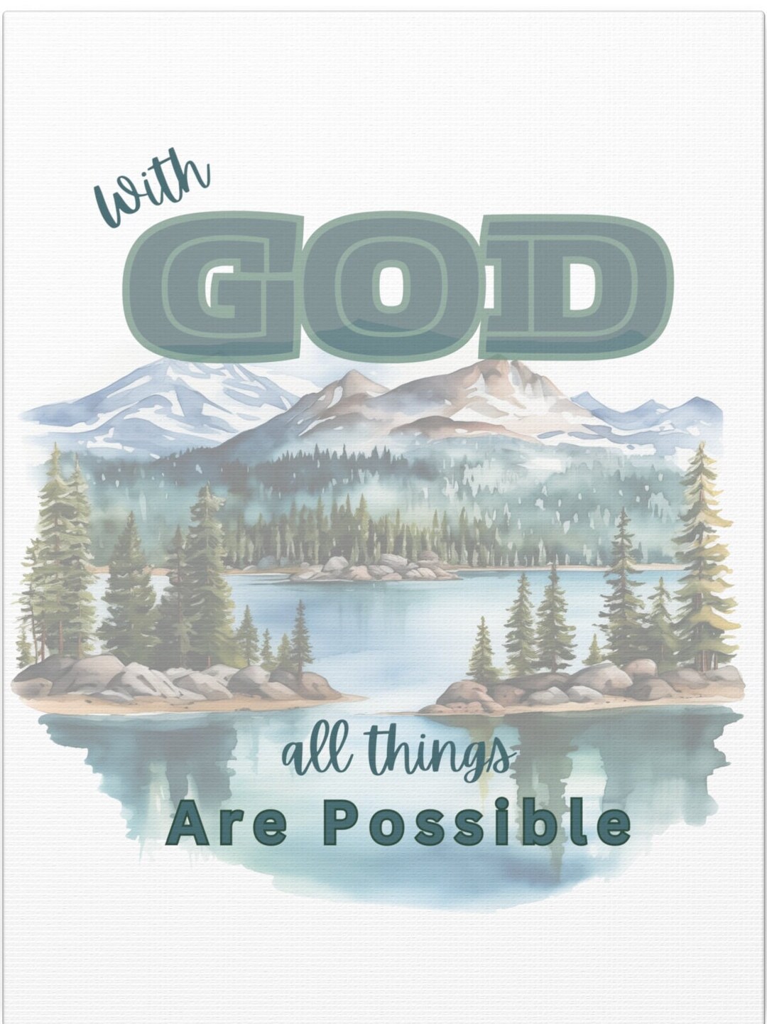 Inspirational Wall Art, Christian Wall Hanging, Christian Quote, Bible ...