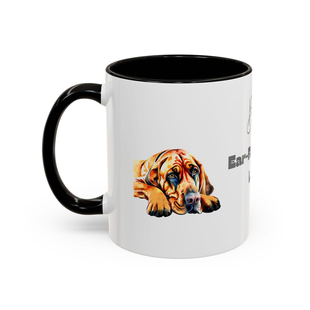 Personalized Bloodhound Mug, Hound Dog, Ear-resistible Love Mug ...