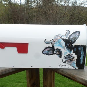 Hand Painted Mailbox, Loon Mailbox, Original Art, Custom Mailbox, Loons ...