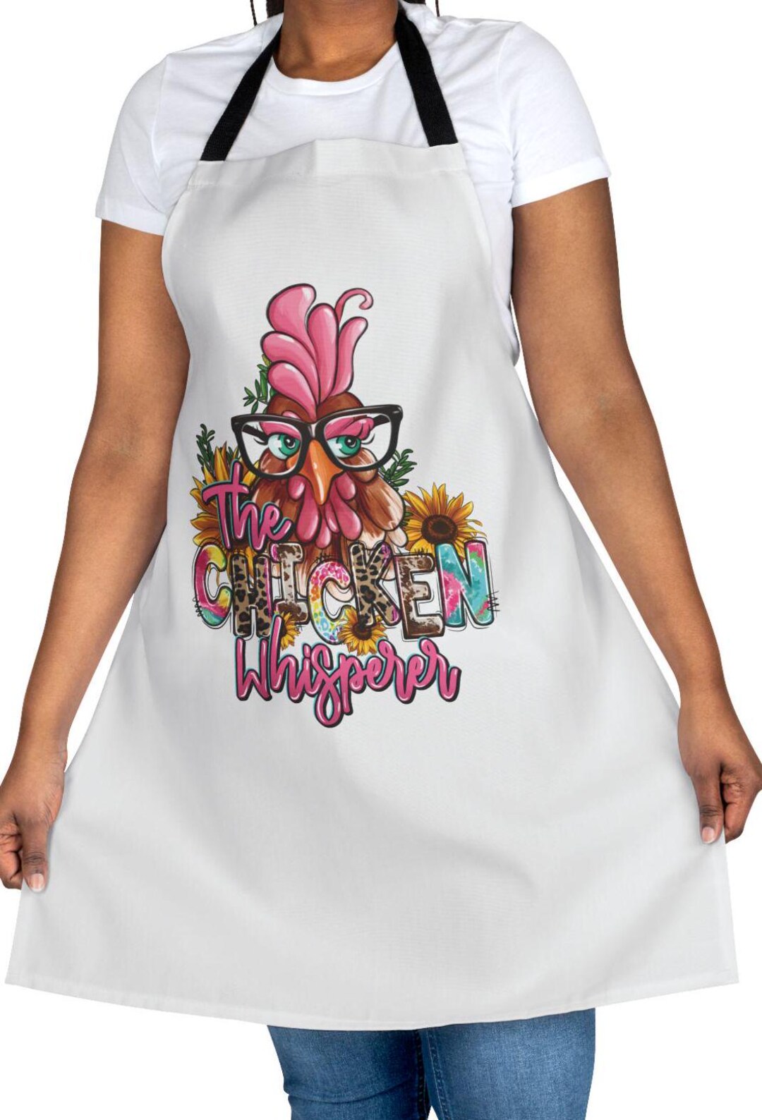 Chicken Whisperer Apron, Crazy Chicken Lady, Chicken Strip Apron, Apron ...