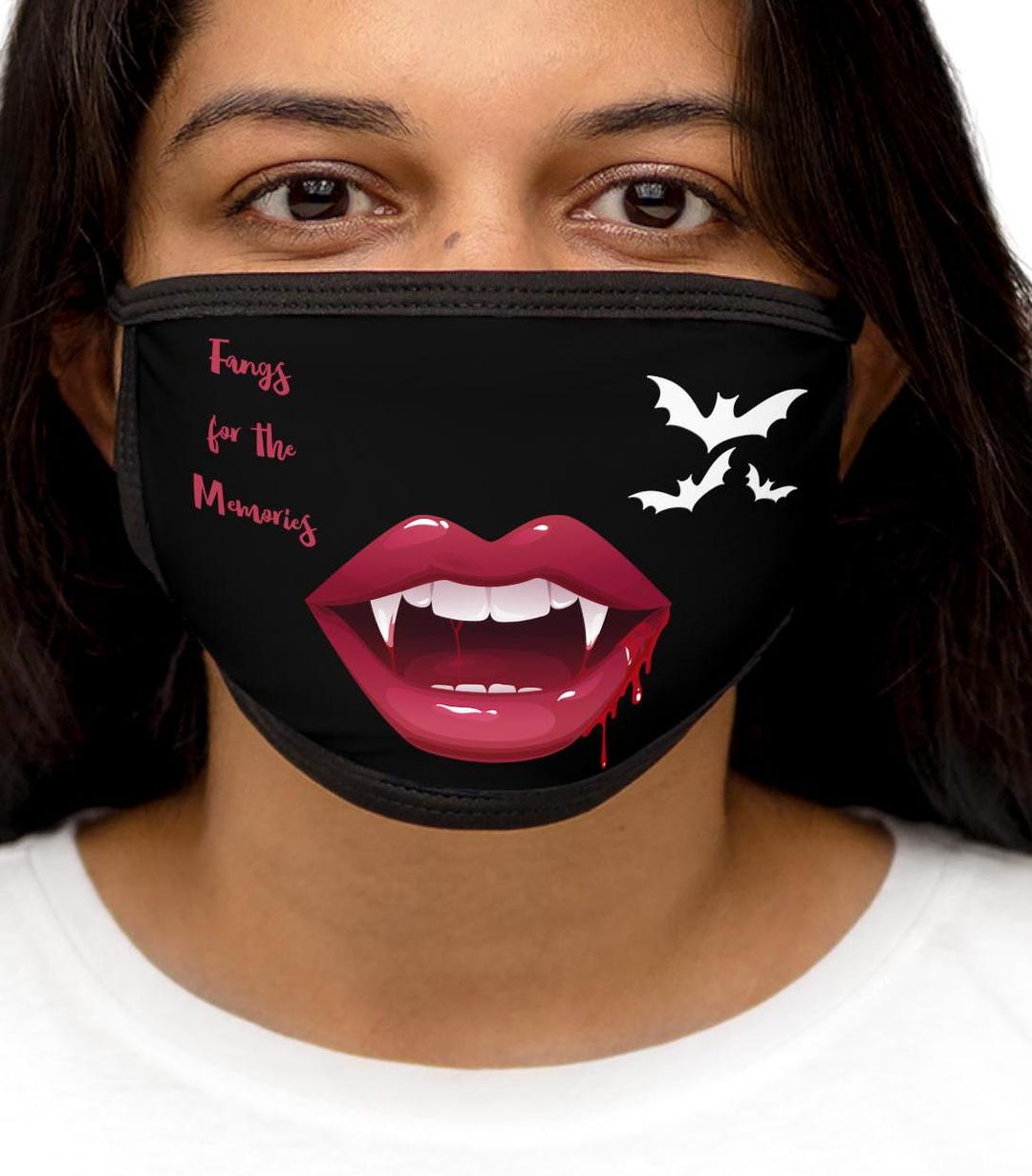 Costume Mask Face Mask Fangs for Memories, Dracula Halloween Costume ...