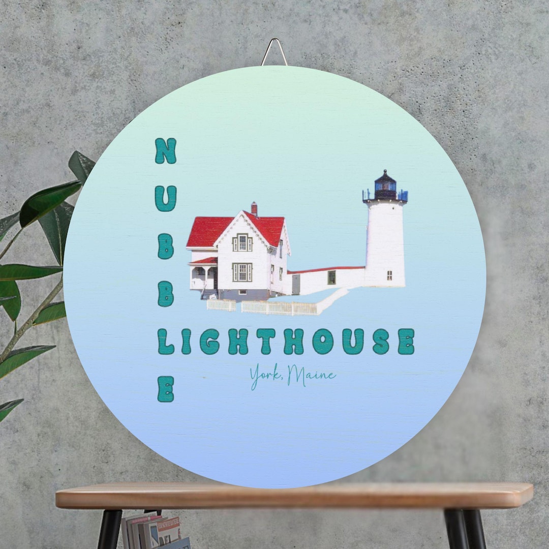 Coastal Lighthouse Wood Sign, Beach House Decor, Nautical Wall Art ...