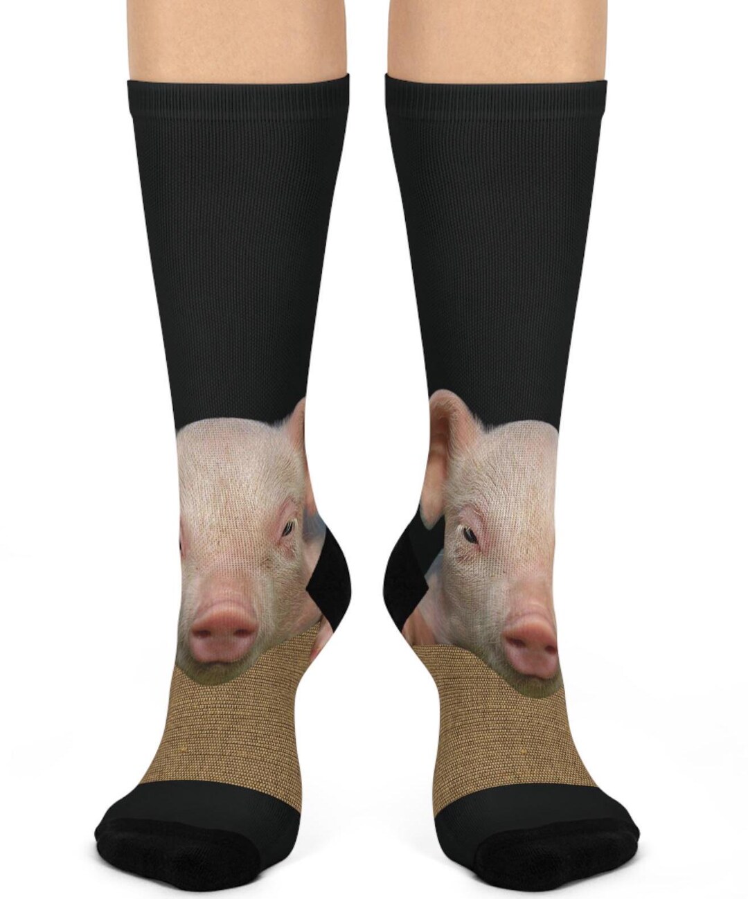 Peekaboo Pigs Socks. Adorable Pigs Socks, Pig Lover Socks, Gift for Pig ...