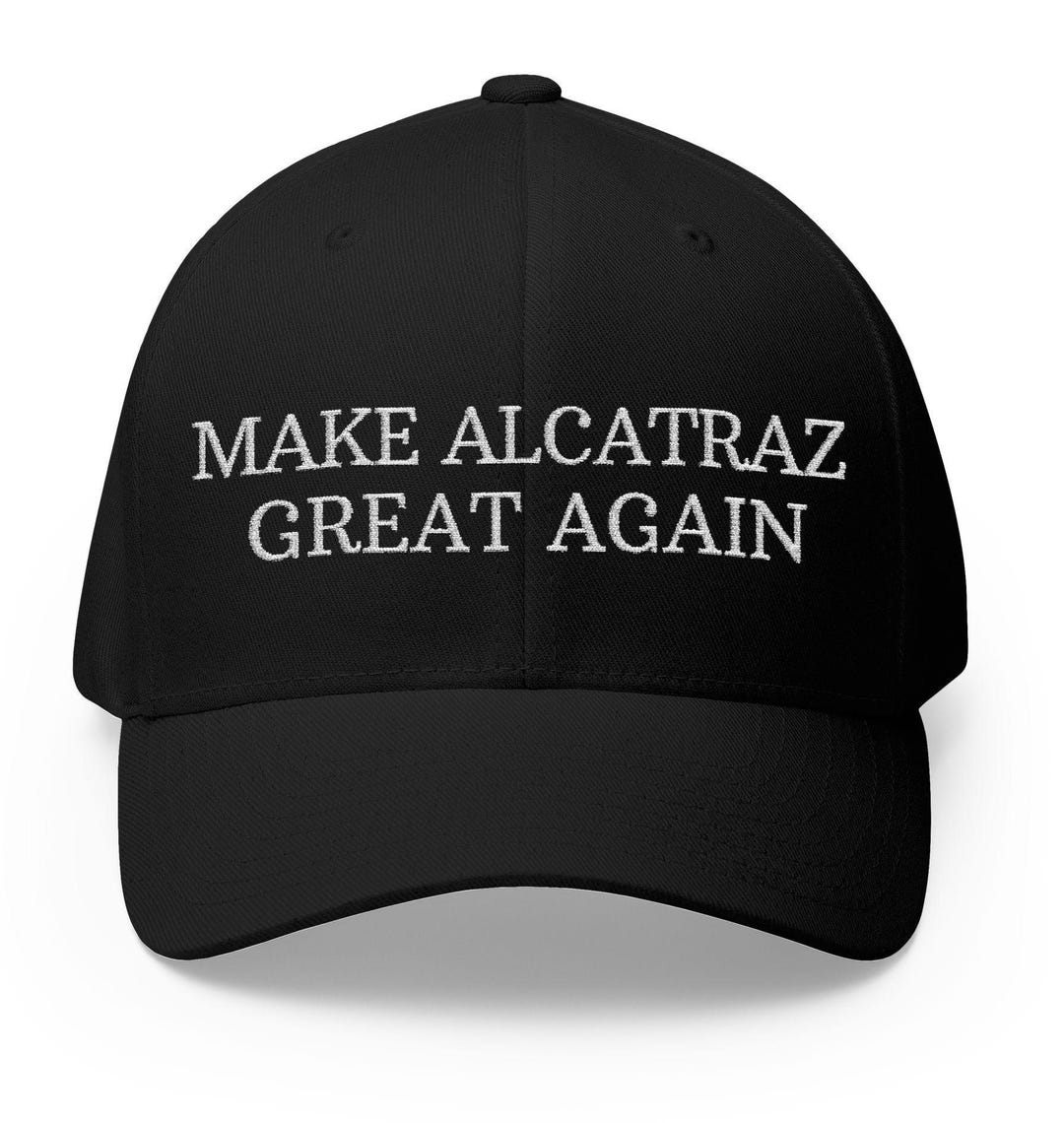Make Alcatraz Great Again Embroidered Alcatraz Reopen Cap, History ...