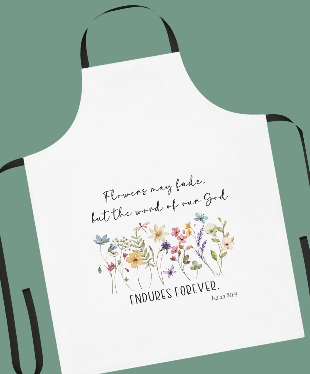 Word of God Apron, Religious Apron, Bible Verse Gift, Faith Gift for ...