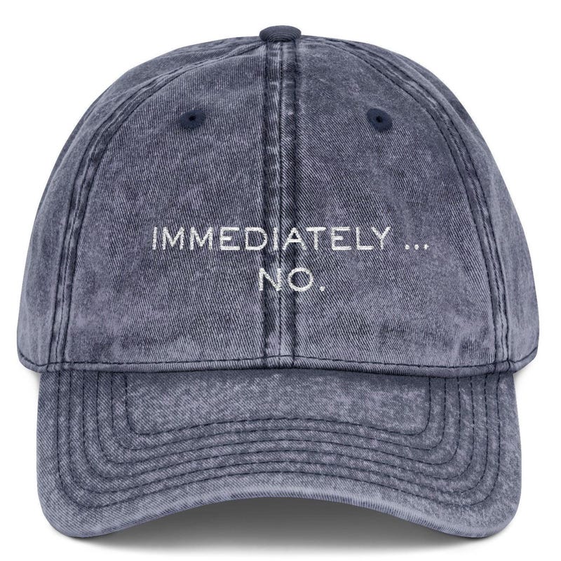 Immediately No Cap - Etsy UK