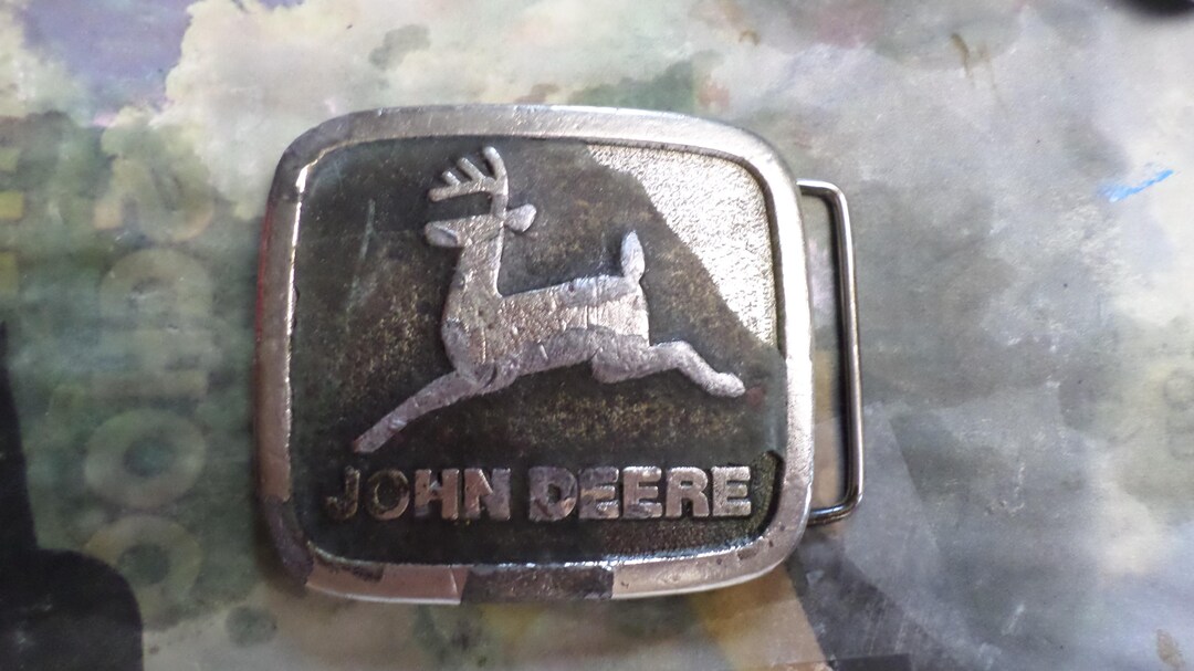 John Deere Belt Buckle Vintage Wyoming Studio Art Works, Age Related ...
