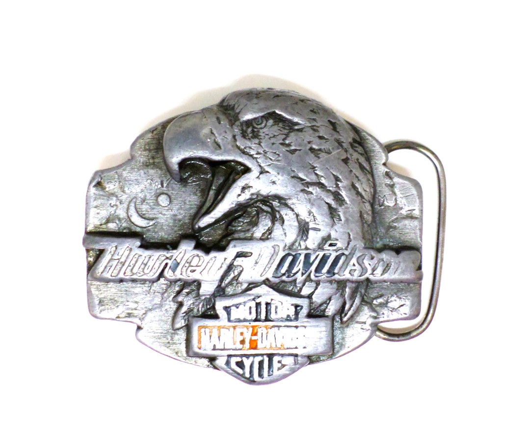 Harley Davidson Eagle Belt Buckle, Collector Buckle, Rare Harley ...