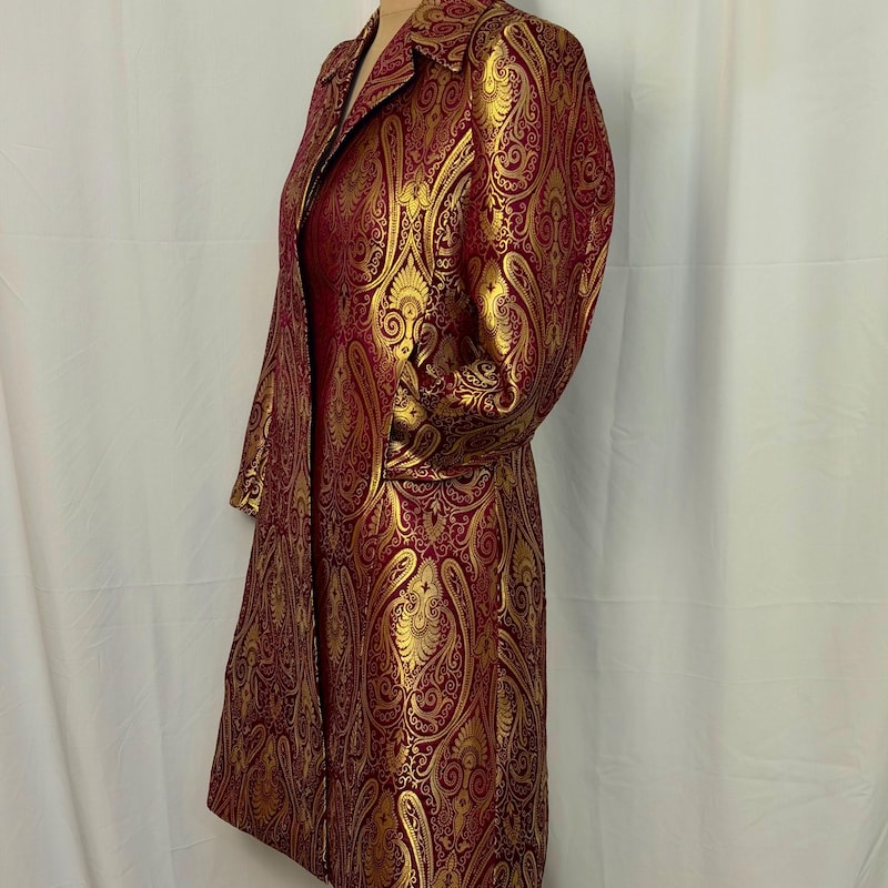 Brocade Yellow Suit - Etsy UK